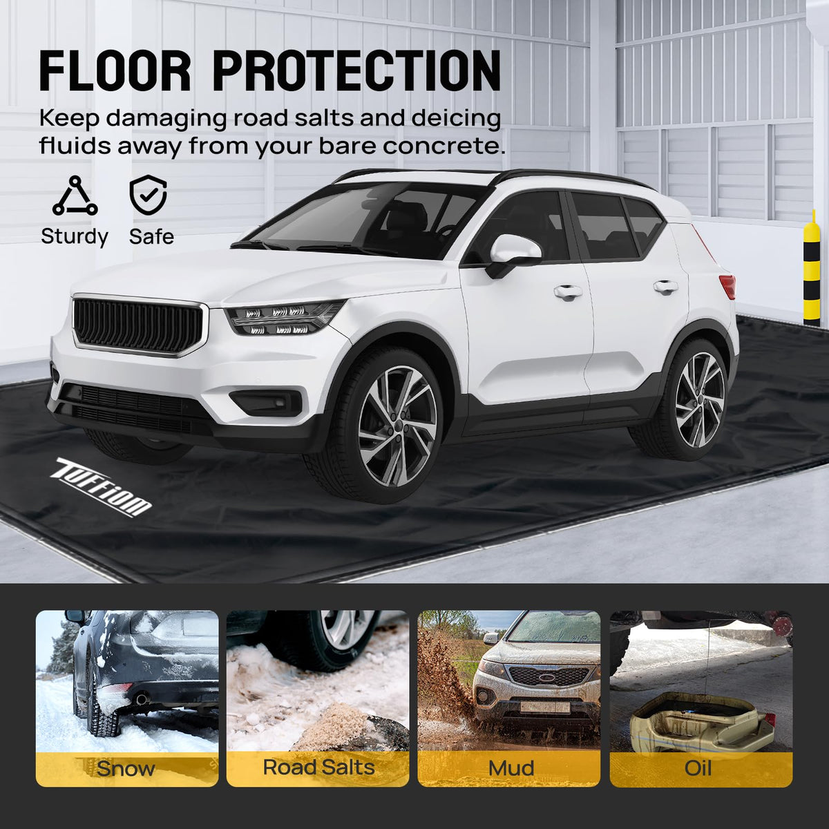Tuffiom Garage Floor Containment Mat