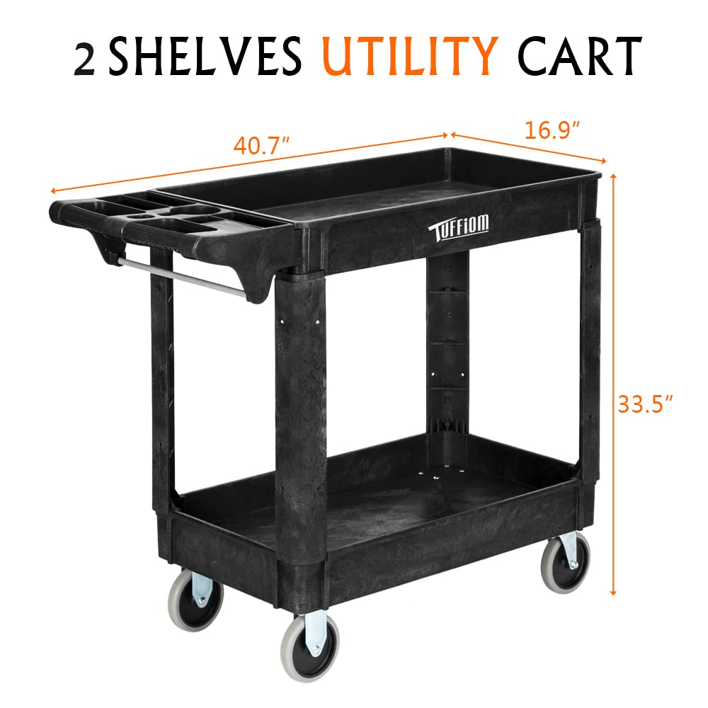 TUFFIOM 550 LBS Heavy Duty Utility Service Cart – Tuffiom